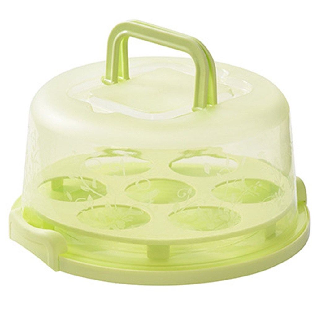Portable Cake Storage Box Round Birthday Cake Box Kitchen We | 蝦皮購物