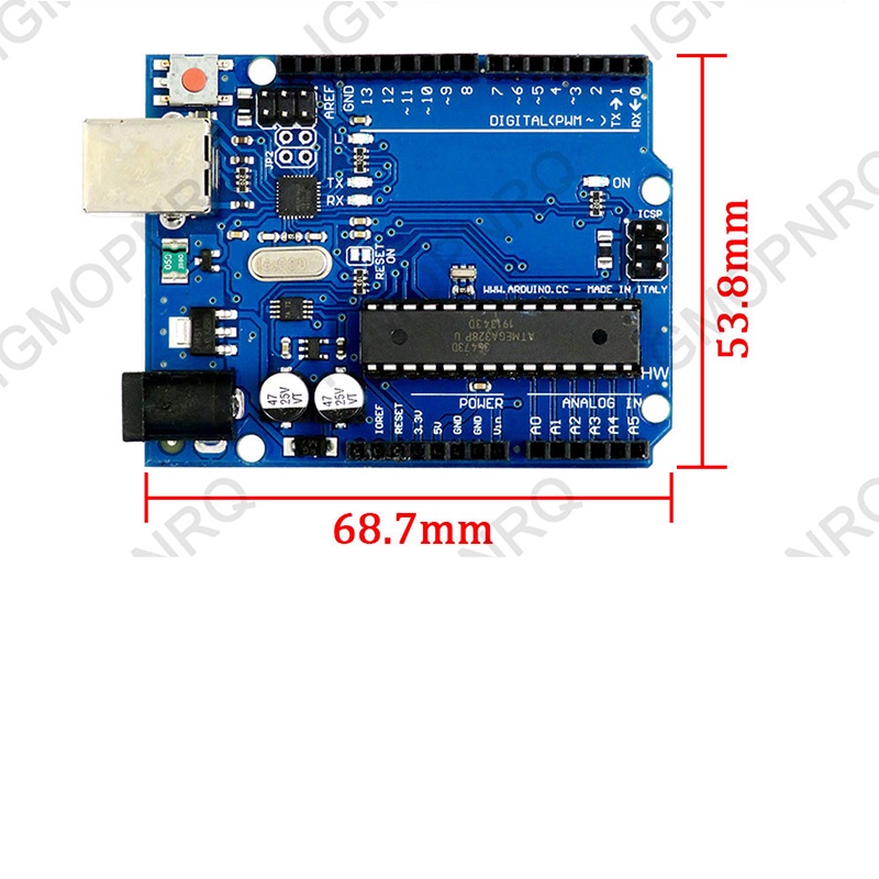 Uno R3官方ATMEGA16U2+MEGA328P芯片適用於Arduino UNO R3開發板+USB線 | 蝦皮購物