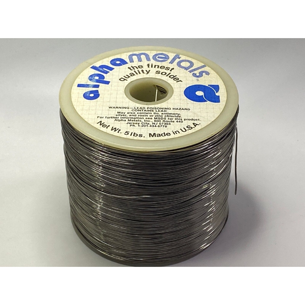 5公尺 Alpha QQ-S-571 8mm 95Sn 5Pb 銲錫 早期美製 出貨不含卷軸 | 蝦皮購物