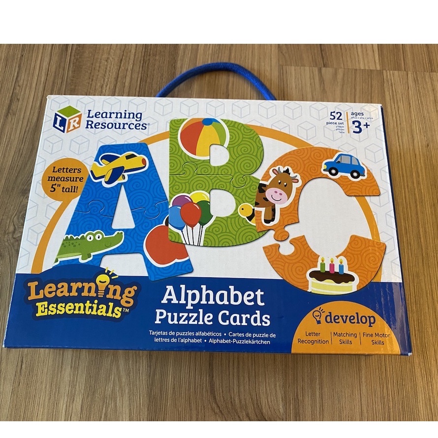 原文教具 Alphabet Puzzle Cards 字母拼圖 | 蝦皮購物