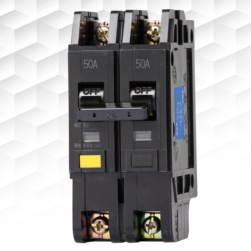 【士林電機】漏電斷路器 漏電器 安全開關 BH型 兩用 2P15A 2P20A 2P30A NVB-50L | 蝦皮購物