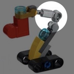 樂高 LEGO 平光 銀色 彎曲 套筒 附夾 夾具 72869 6338570 Flat Silver Bar Clip | 蝦皮購物