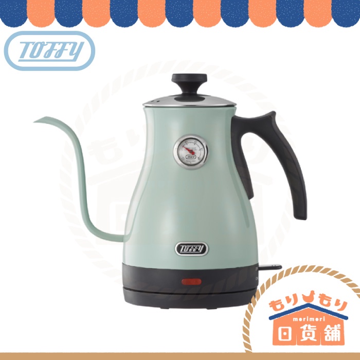 日本 Toffy Drip 快煮壺 K-KT3 溫度計搭載 電水壺 復古款 電熱水壺 自動斷電 防空燒 | 蝦皮購物