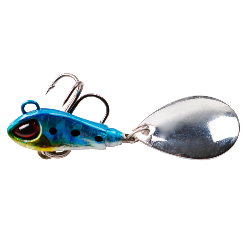 晨路亞｜小旋風豆豆VIB(6g/10g)顫泳 旋轉亮片 二合一 迷你 馬口 鱸魚 硬餌 假餌 | 蝦皮購物