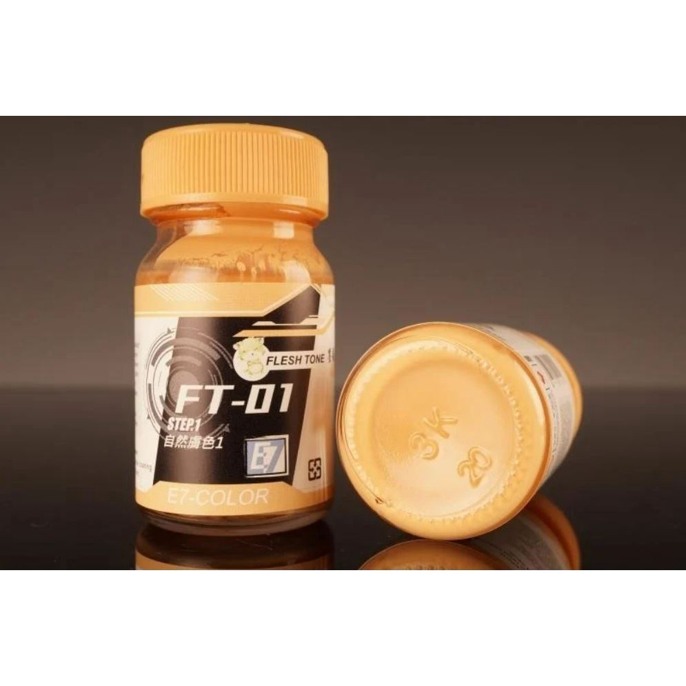 [HRS] 🎨現貨 E7模型漆 model FT系列 模型漆 墨韻 x E7 聯名合作膚色 FT 系列自然膚色 硝基漆 | 蝦皮購物