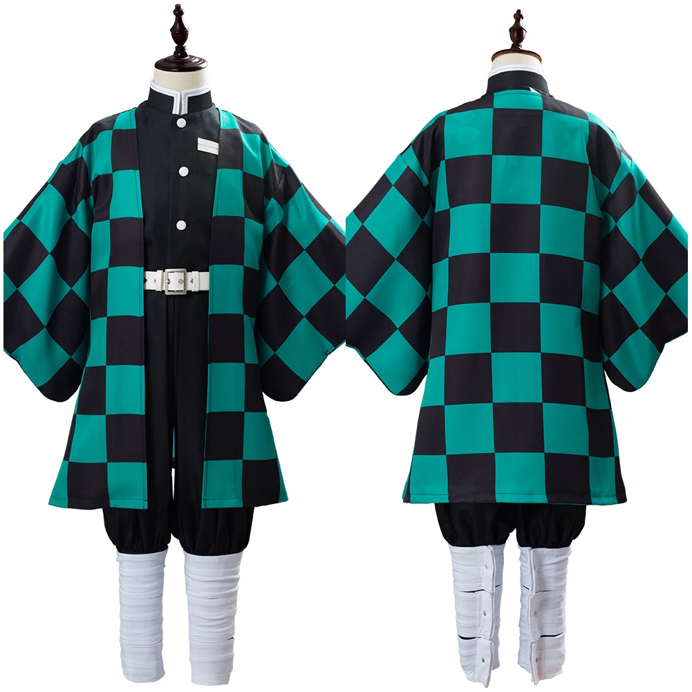 Toitaly Tanjiro Cosplay 兒童服裝 Tanjiro 兒童服裝 Tanjiro Kamado Cos | 蝦皮購物