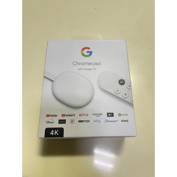 Google Chromecast 4 with Google TV 4K 四代 串流媒體播放器 | 蝦皮購物