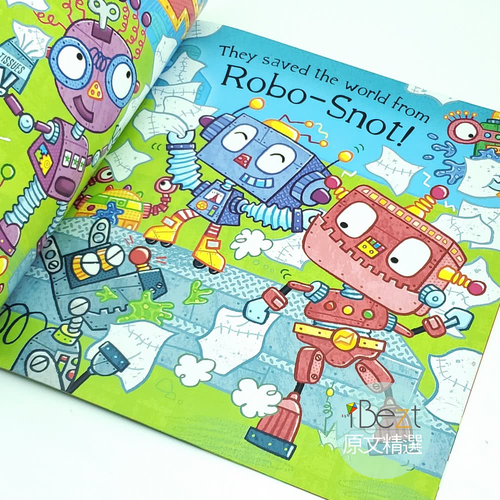 Robo Snot Scholastic 暢銷英文繪本 機器人流鼻水 Amy Sparkes 艾米 斯帕克斯 | 蝦皮購物