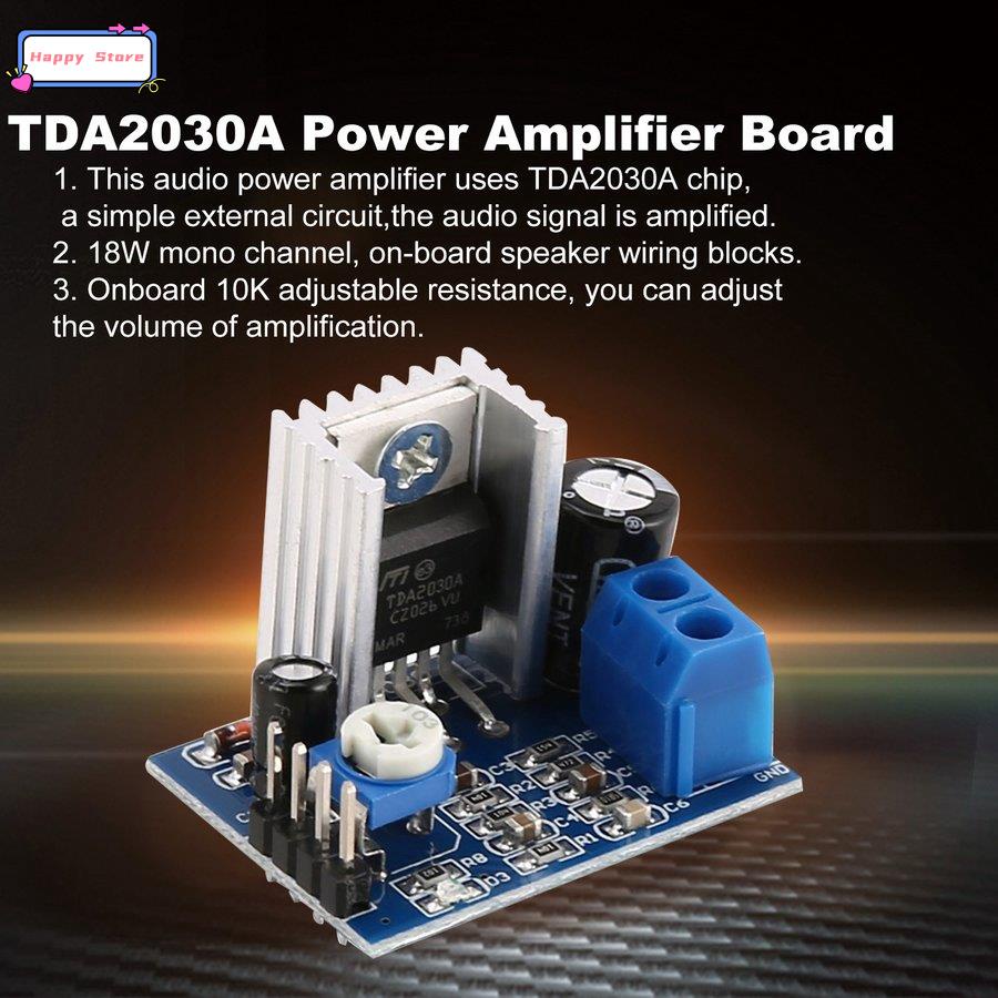 TDA2030A Audio Amplifier Module Power Amplifier Board AMP 6～ | 蝦皮購物
