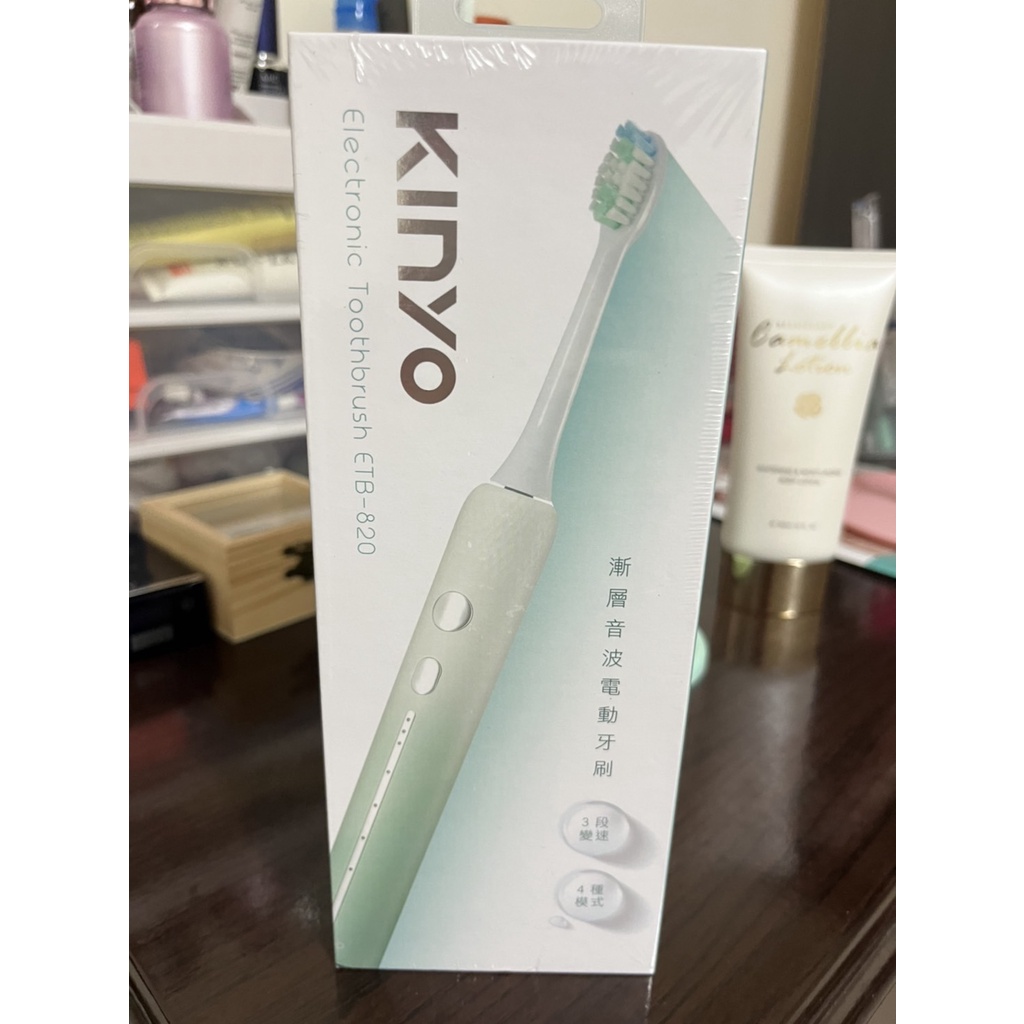 【KINYO】漸層音波電動牙刷-漸層綠 (ETB-820)~ 附2支替換刷頭(現貨) | 蝦皮購物