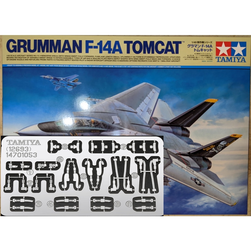 田宮TAMIYA 1/48 --- 61114 Grumman F-14A Tomcat | 蝦皮購物