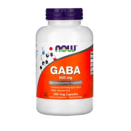 NOW Foods, GABA 含維生素 B6, 500 毫克, 100粒/200粒素食膠囊 ～ 低價訂購~ | 蝦皮購物