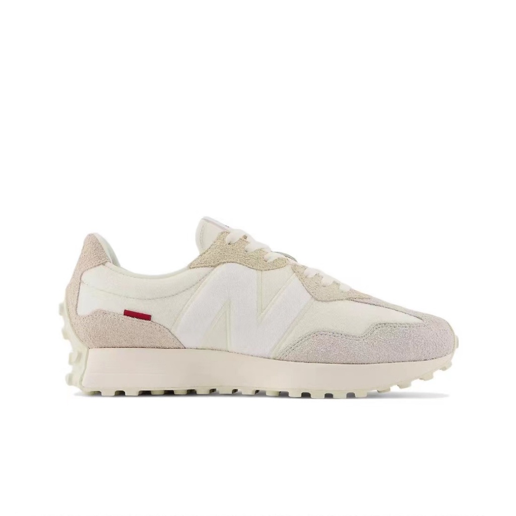 New Balance 327系列 舒適耐磨跑步鞋 運動鞋 球鞋 米白 新款 男女同款 D寬MS327FG | 蝦皮購物