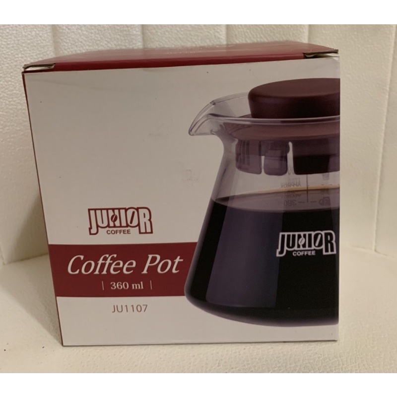 《新光三越購入》Junior 耐熱咖啡玻璃壺360ml 玻璃壺（全新台北現貨 | 蝦皮購物