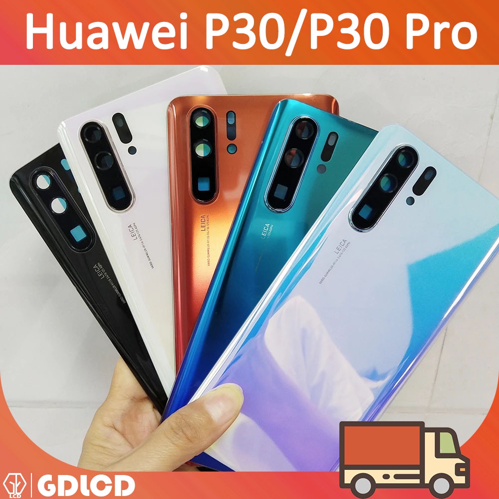 華為 P30 P30 Pro 電池蓋後玻璃門殼華為 P30Pro 後蓋 P 30 面板殼相機鏡頭 | 蝦皮購物