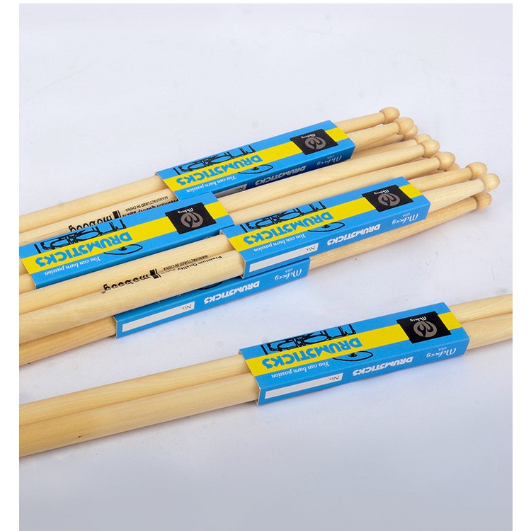 【台北市現貨】moboog 5A楓木鼓棒 爵士鼓棒 架子鼓鼓棒 電子鼓棒 清漆版 | 蝦皮購物