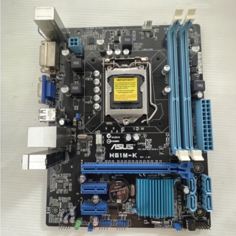 華碩H61M-K / 1155腳位主機板 | 蝦皮購物
