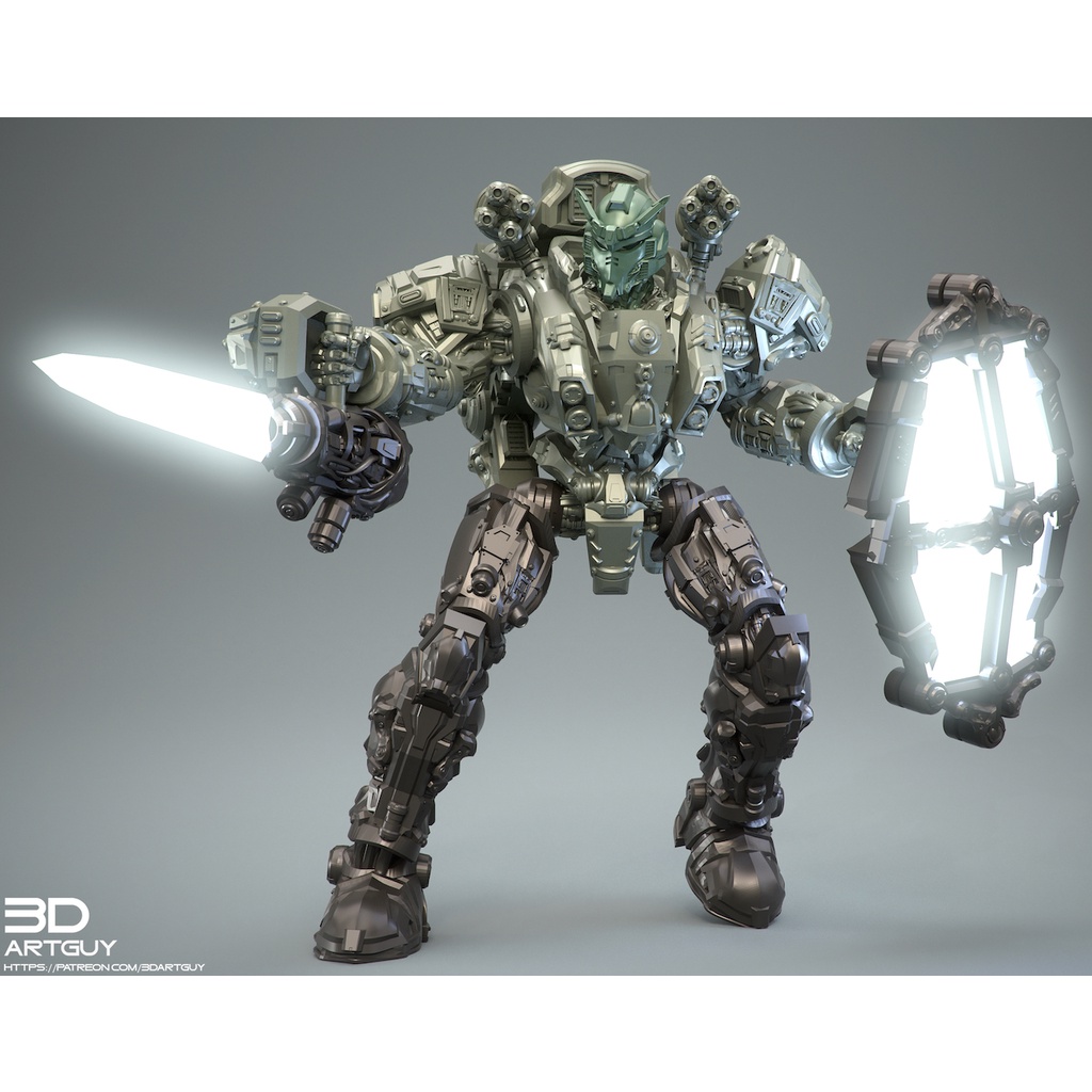 Tazo工坊[3DA]Anime Mech version1動漫機甲版本一 3D列印模型GCP | 蝦皮購物
