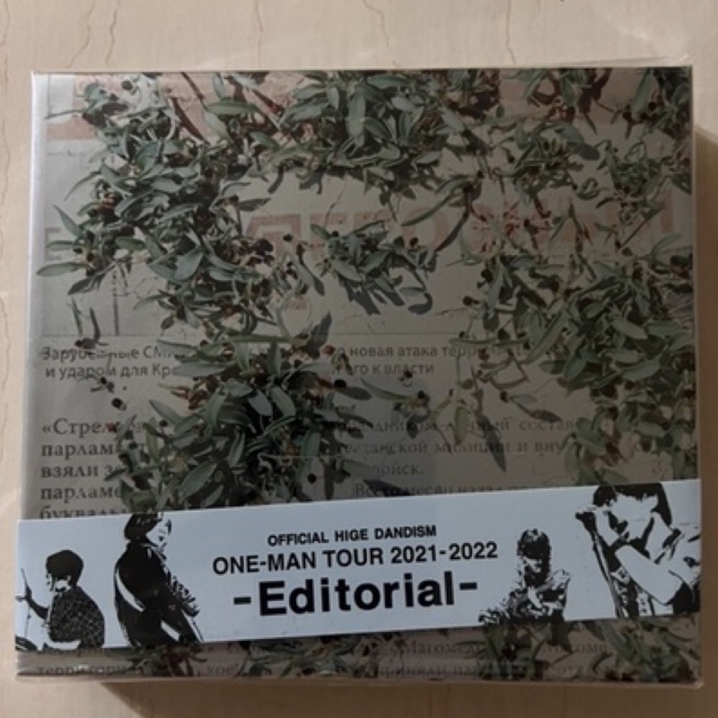 日版全新Official髭男dism「one-man tour 2021-2022 -Editorial-」演唱會藍光版 | 蝦皮購物