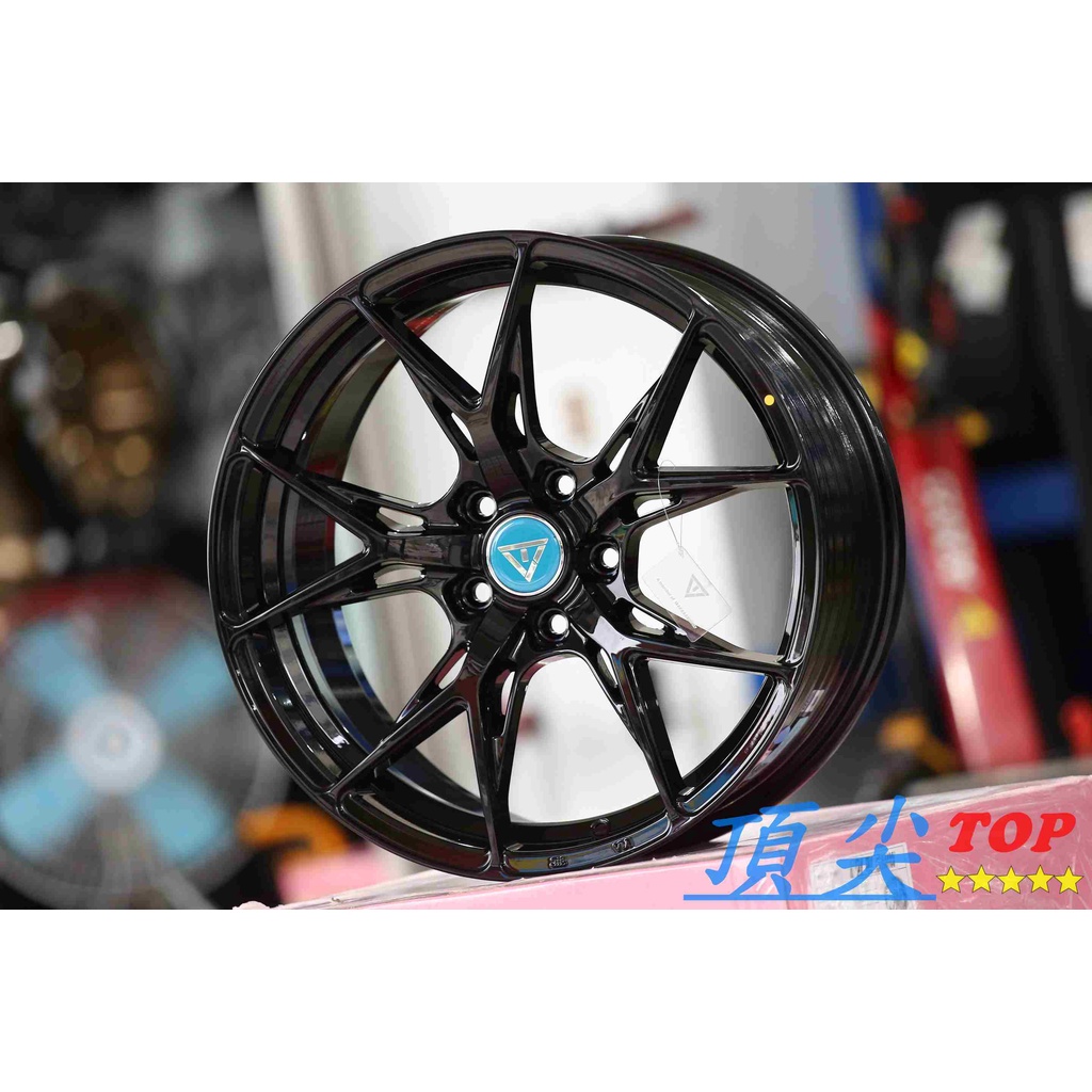 【頂尖】全新 VLF-28 18吋旋壓輕量化鋁圈 5X114.3 8J ET38 8.5KG 亮黑 | 蝦皮購物