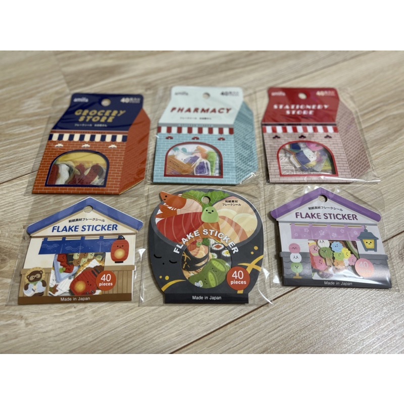 《現貨！日本帶回》GAIA amifa 擬人系列 貼紙包flake sticker 手帳素材 | 蝦皮購物