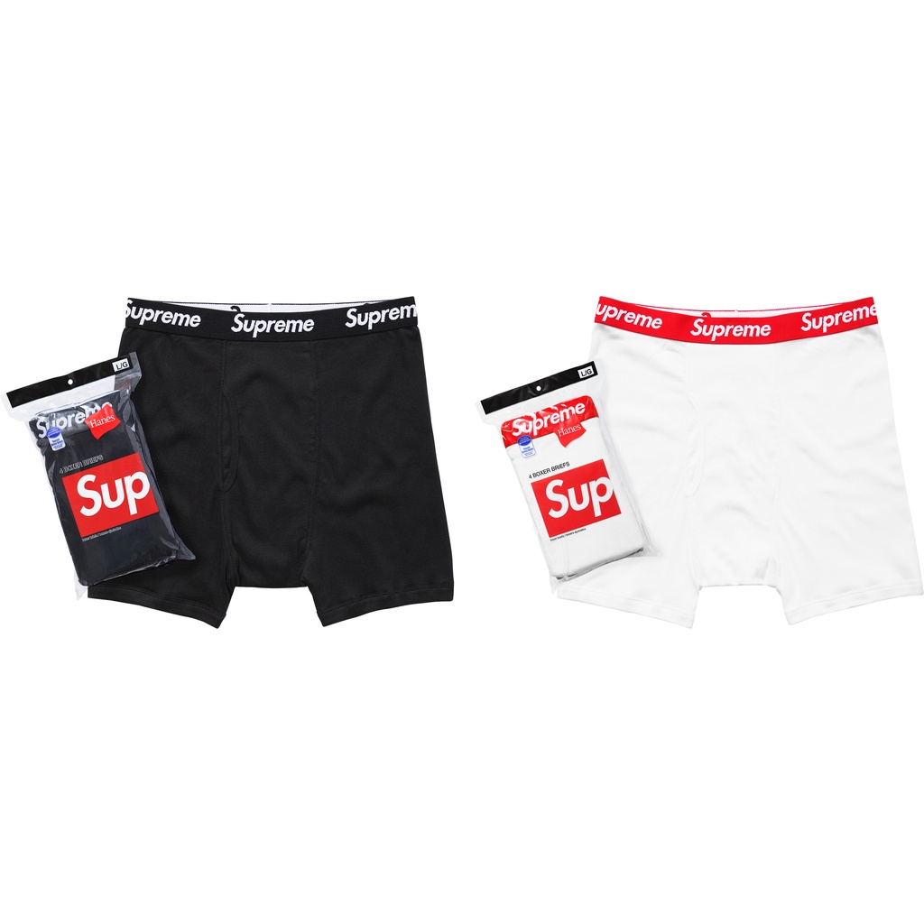 Supreme X Hanes Boxer Briefs (4 Pack)內褲 現貨 一包 四件組 | 蝦皮購物