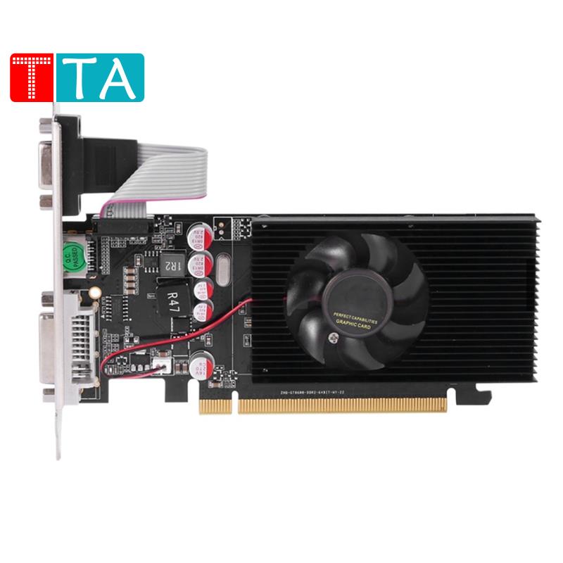 Gt210 1GB 顯卡 64 位顯卡用於 GPU PC 遊戲 DVI-I HDMI 兼容 VGA 二手雙屏顯卡 | 蝦皮購物