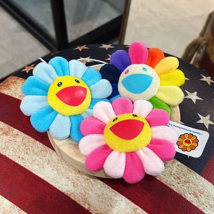 {XENO} 現貨 日本 Kaikai Kiki flowers 村上隆 小花 太陽花 吊飾 彩色 現貨 | 蝦皮購物