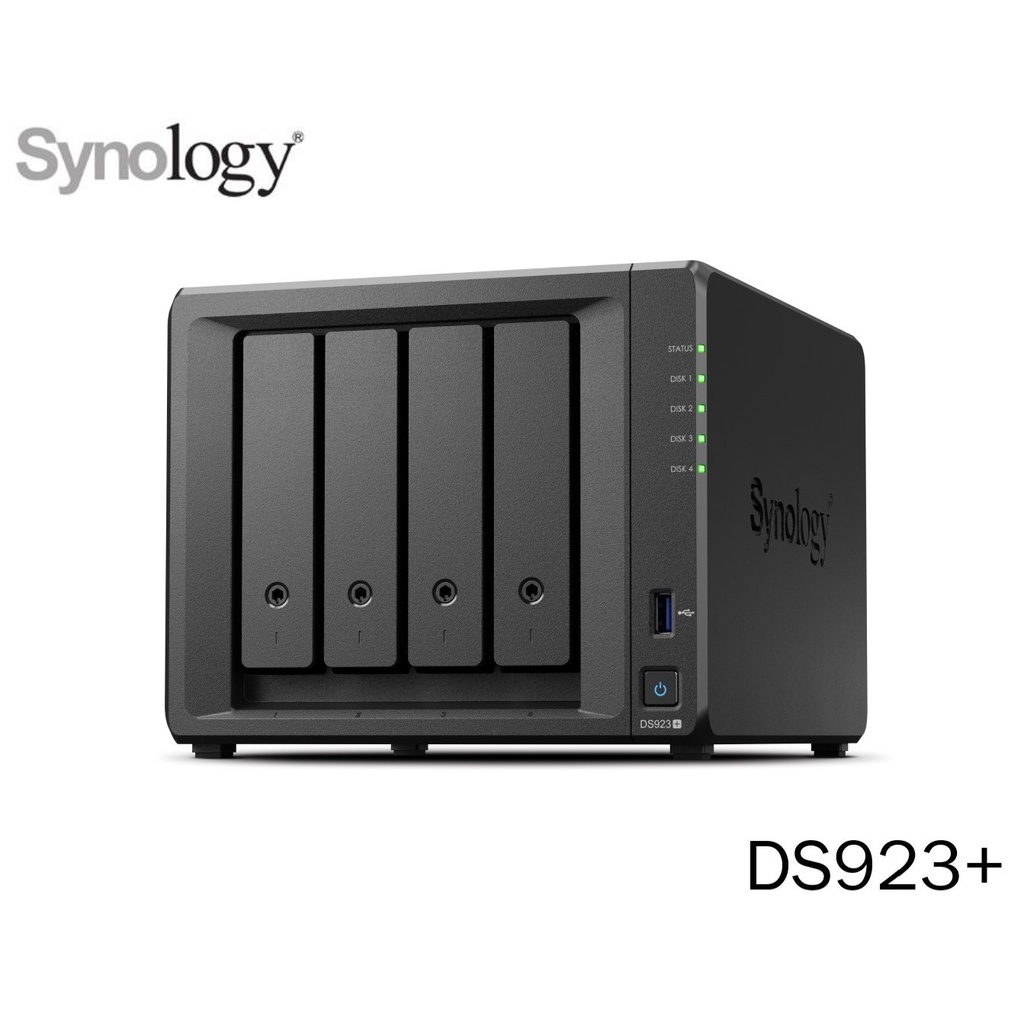 【含稅公司貨】Synology 群暉 DS923+ 4Bay NAS網路儲存伺服器(取代DS920+) EW201實體卡 | 蝦皮購物