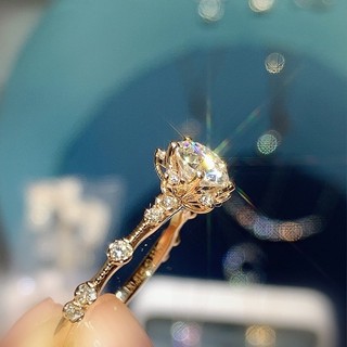 隔日到貨 亞馬遜女神 1克拉 六爪 D 3EX VVS1 八心八箭 莫桑鑽 水晶 可調式戒圍266 | 蝦皮購物