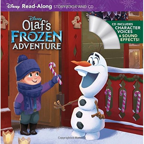 Olaf's Frozen Adventure Read-Along Storybook and CD(有聲書)/Disney ...
