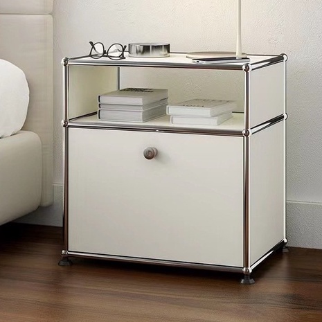 usm現代簡約不銹鋼置物架玻璃架多層可移動客廳餐廳落地ins床頭櫃 床頭櫃 抽屜櫃 置物櫃 邊櫃 收納櫃 VMBP | 蝦皮購物