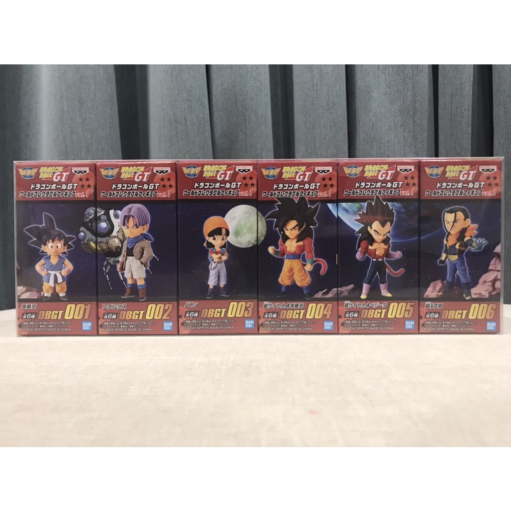 ☆恩甯小舖☆ 《金證》《全新》WCF 七龍珠 GT Vol.1 DBGT 孫悟空 特南克斯 小芳 超四 超級17號 達爾 | 蝦皮購物