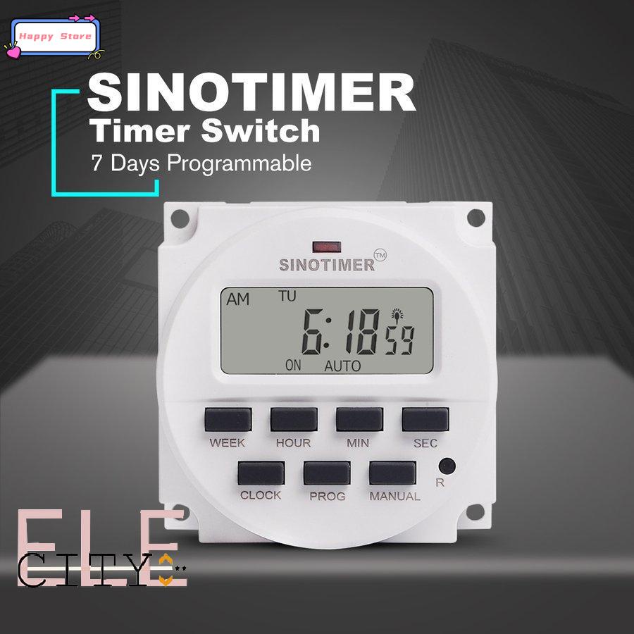 SINOTIMER 220V Weekly 7 Days Digital Programmable Timer Swit | 蝦皮購物 SINOTIMER 220V Weekly 7 Days Digital Programmable Timer Swit | 蝦皮購物