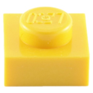 [樂磚庫] LEGO 3024 平板 基本型 黃色 1x1 302424 | 蝦皮購物