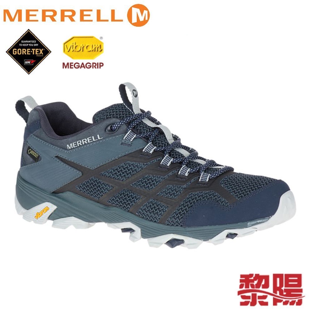 MERRELL 美國 77453 MOAB FST 2 GTX 防水多功能健行鞋 男款 深藍/灰 33ML77453 | 蝦皮購物