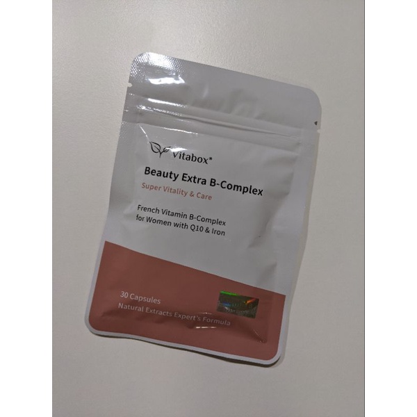 【美妍專科】Vitabox 法國天然萃取女性維他命B群+Q10+專利鐵 | 蝦皮購物