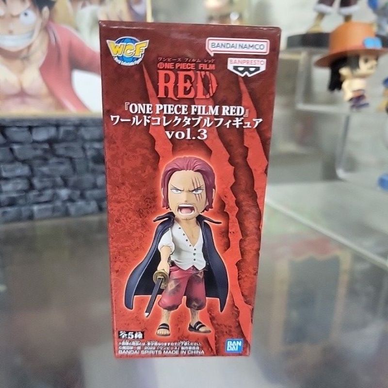 日版金證* 全新未拆 海賊王 wcf red vol.3 紅髮 | 蝦皮購物