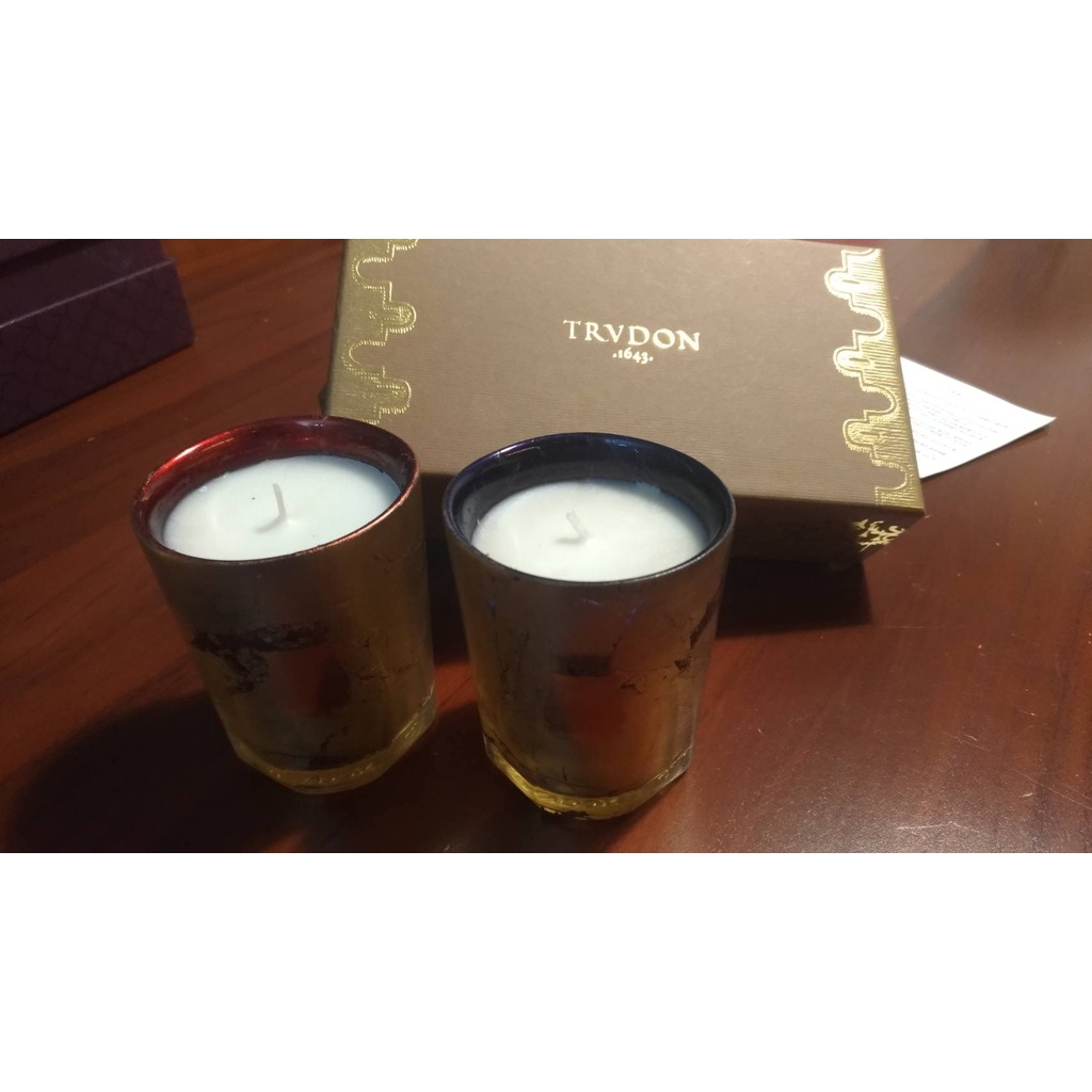 CIRE TRVDON 香氛蠟燭70g x2 九成新含金色禮盒 | 蝦皮購物