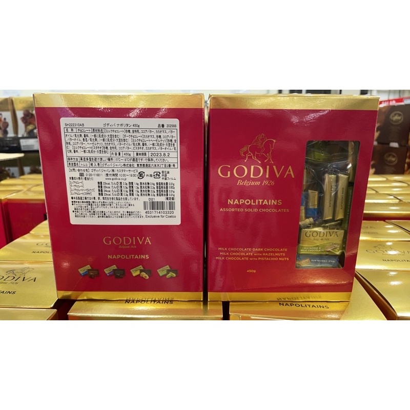 現貨🇯🇵日本好市多代購〰️GODIVA🍫經典巧克力禮盒 獨立小包裝 四種口味 | 蝦皮購物