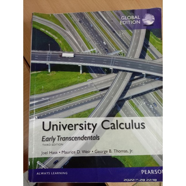University Calculus 微積分 PEARSON 出版 立即出貨 | 蝦皮購物
