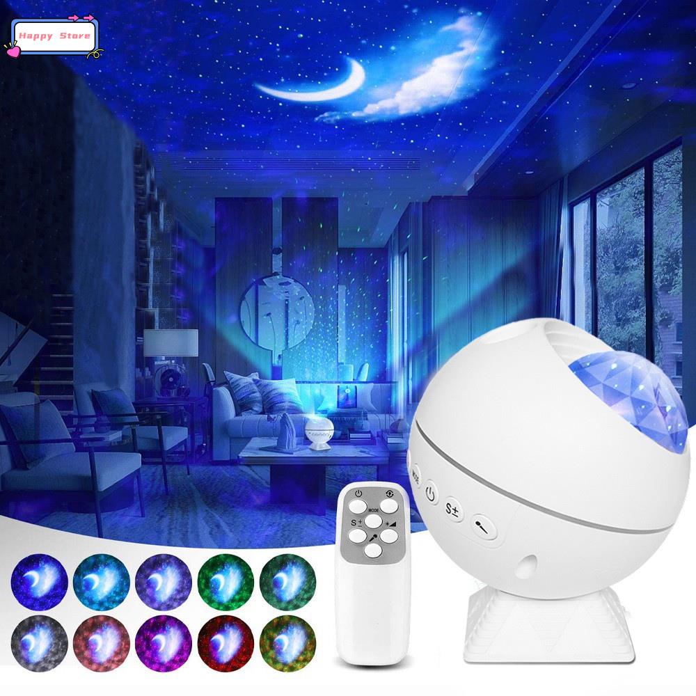 Rotating USB LED Galaxy Projector Starry sky Night Lamp Proj | 蝦皮購物
