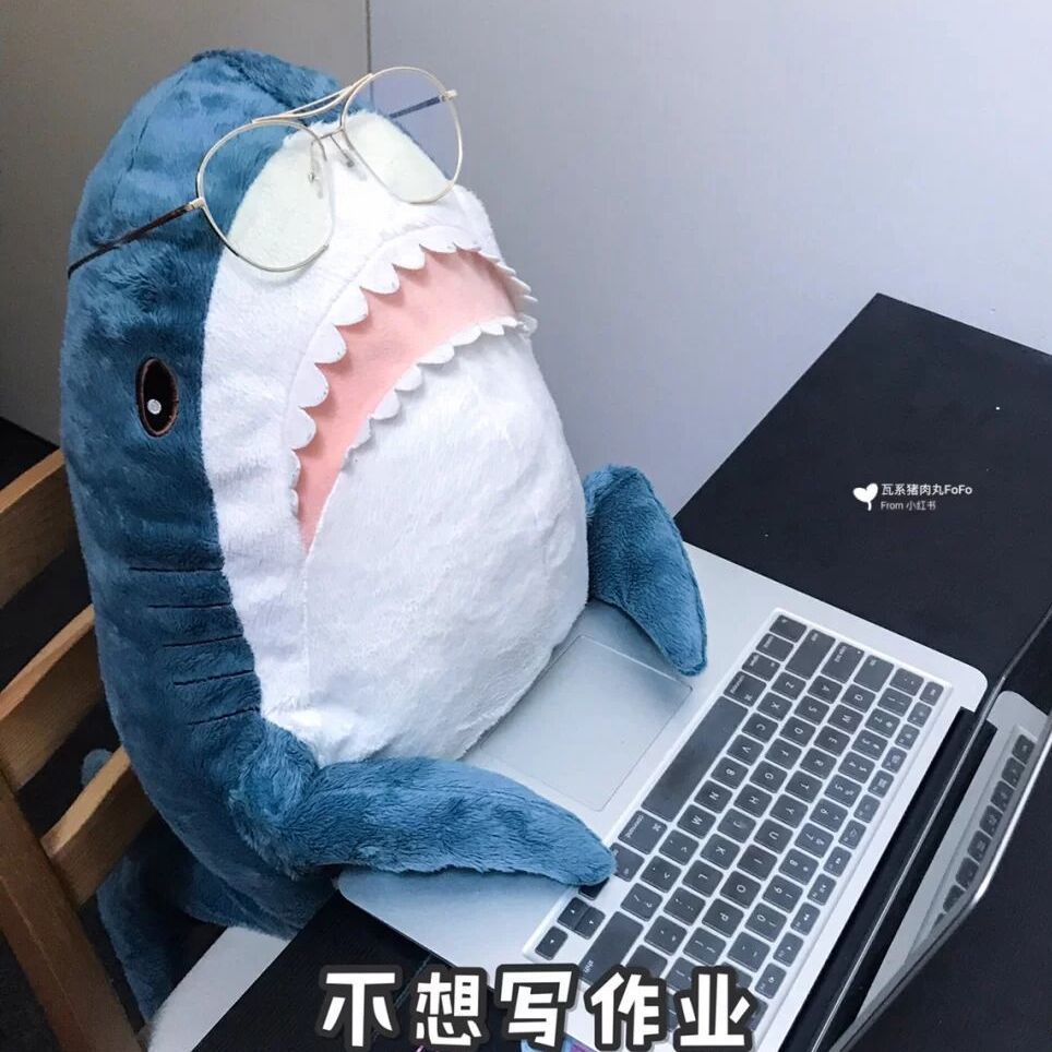 雙十一特惠 宜家正品鯊魚 Ikea鯊魚 布羅艾大鯊魚 白鯊公仔 BlÅhaj鯊魚寶寶大抱枕 生日禮物女生 蝦皮購物