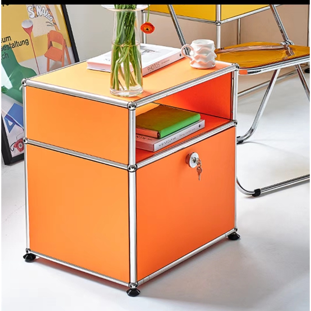 usm現代簡約不銹鋼置物架玻璃架多層可移動客廳餐廳落地ins床頭櫃 床頭櫃 抽屜櫃 置物櫃 邊櫃 收納櫃 VMBP | 蝦皮購物