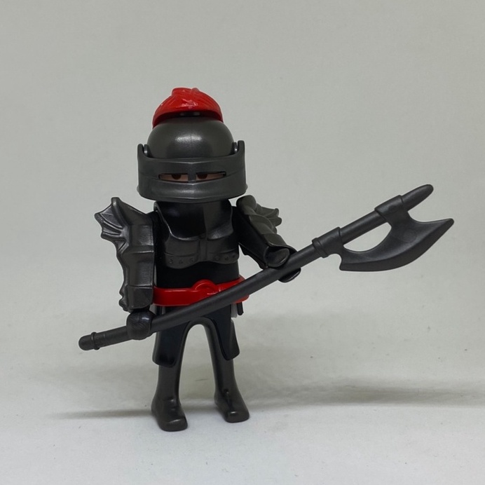 【REDKID摩比】playmobil D15 深灰 重武裝騎士 雙手斧 老摩比 | 蝦皮購物