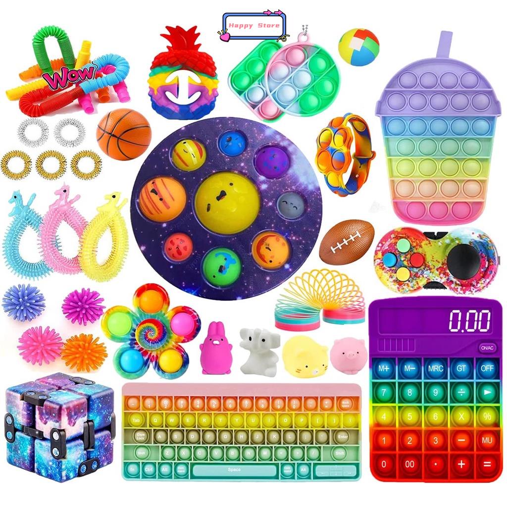 Fidget Pack Fidget Toy Set Anti-Anxiety Tools, Sensory Push | 蝦皮購物