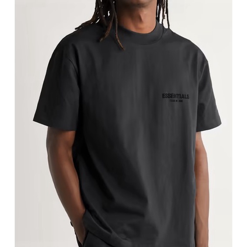 FOG ESSENTIALS Logo-Flocked Cotton-Jersey T-Shirt | 蝦皮購物
