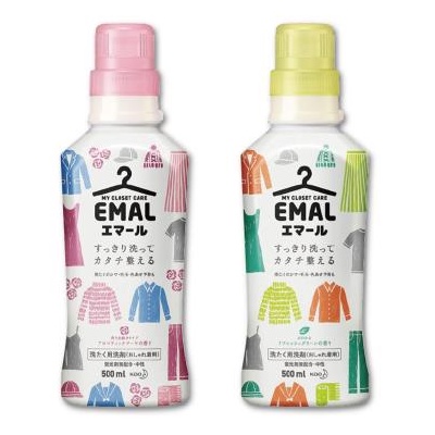現貨 日本境內版 花王Kao EMAL 防褪色 防縮 防皺 護色洗衣精 冷洗精 不含螢光劑 防起毛球 460ml | 蝦皮購物