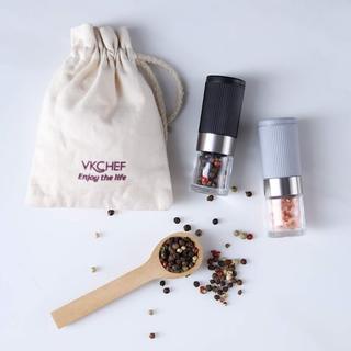[TFD] 日本VKCHEF 胡椒 粗鹽 海鹽 岩鹽 香料罐 迷你研磨器 鹽罐 胡椒罐 喬遷禮 入厝禮 | 蝦皮購物