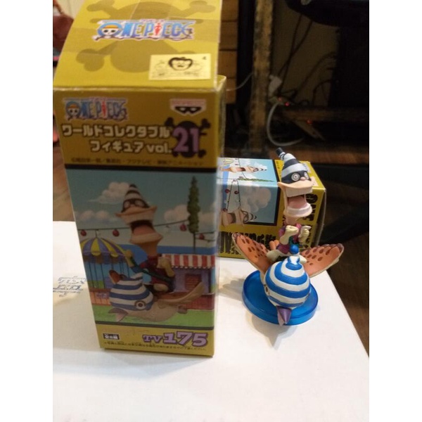 出清特價 150~展示品 日版 景品..海賊王 wcf vol 21弗克西篇 線蚯蚓&啾啾鳥 伊托米米 外盒不優 | 蝦皮購物